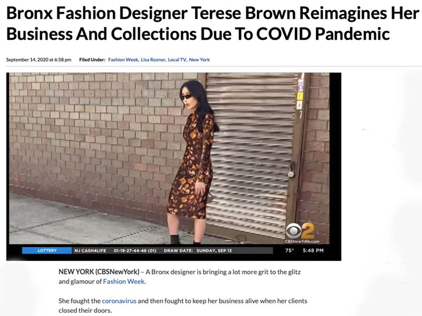 Bronx Fashion Designer Terese Brown Reimagines Her Business And Collec ...